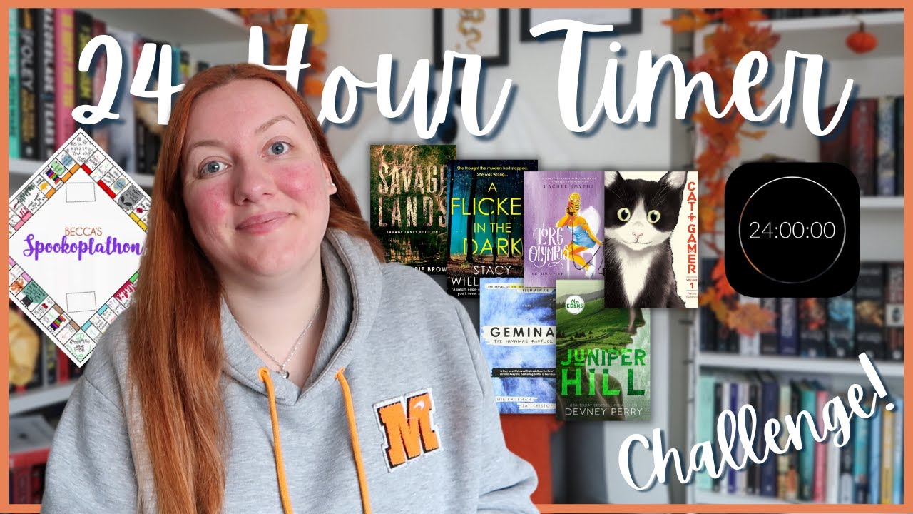 24 Hour Timer Challenge ⏱ | ft. F1 Readathon and Spookopoly - YouTube