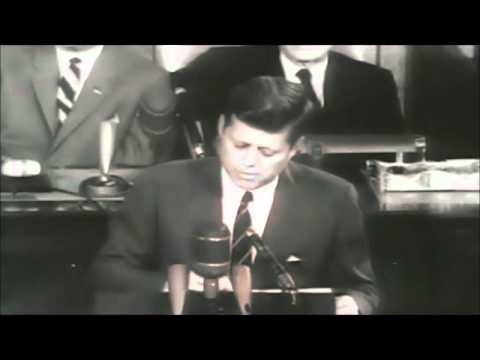 President Kennedy Challenges NASA to Go to the Moon - YouTube