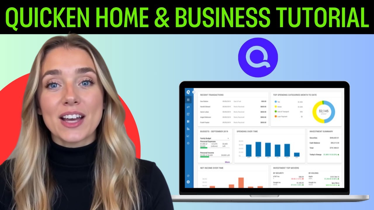 Quicken Home And Business Tutorial 2025 - YouTube
