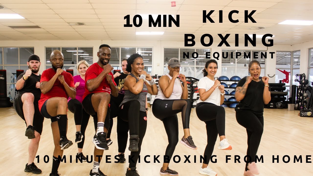 10 Minutes kick boxing from home for weight loss and general fitness ...