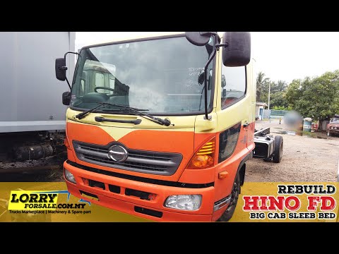 Rebuild Hino FD with Big Cab Sleep Bed