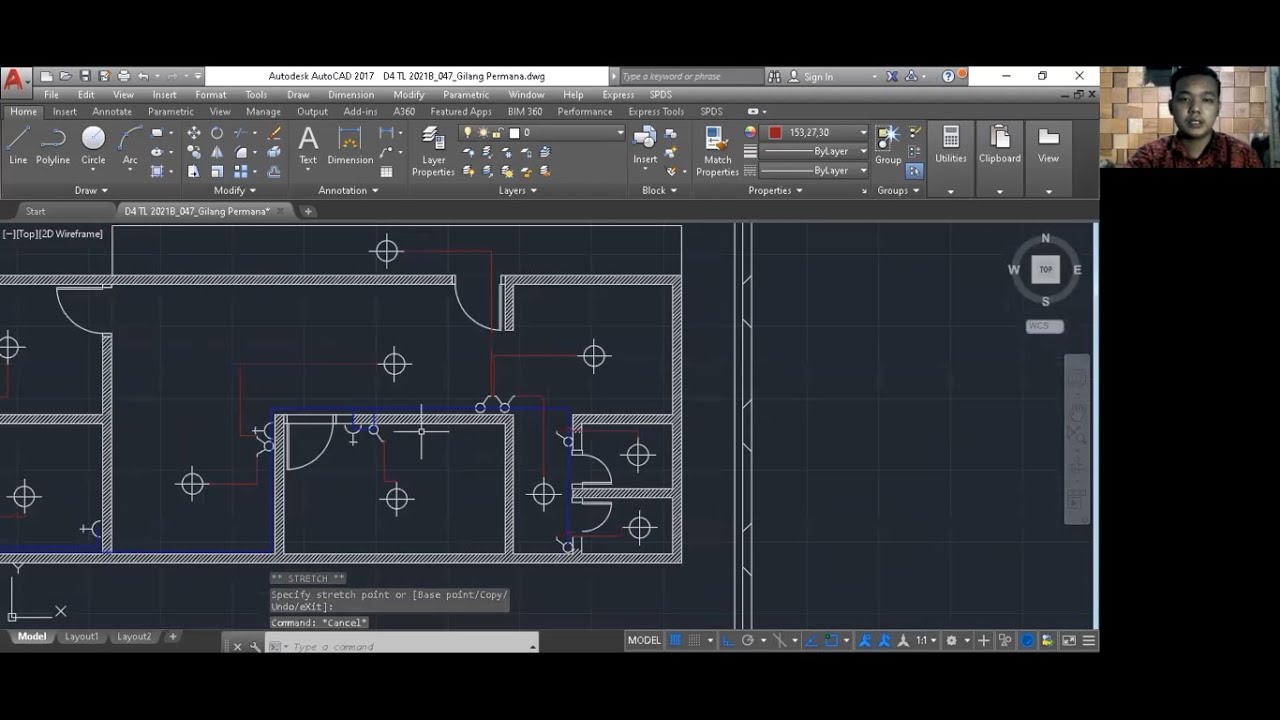 Tutorial menggambar instalasi Listrik menggunakan autocad!!! - YouTube