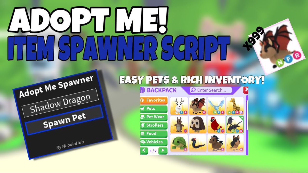 [LATEST⚡] ADOPT ME SCRIPT | PETS SPAWNER & EGG GENERATOR | 🐉💎 | ICE ...