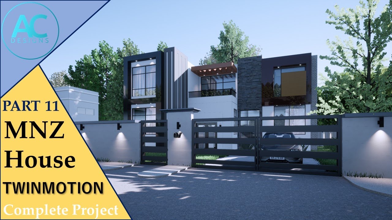 MNZ House | Part 11 | Complete Step By Step Project | Revit Tutorial ...