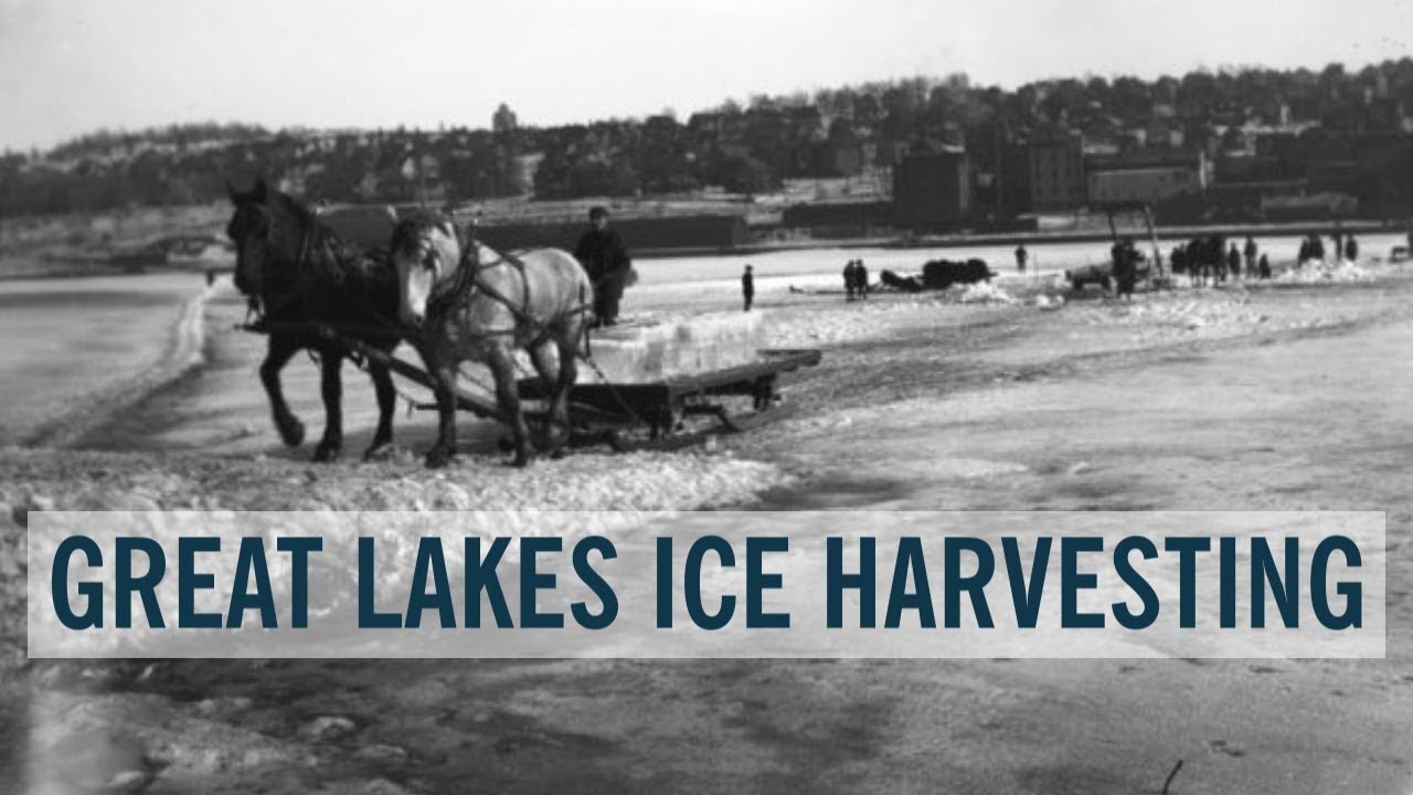 Great Lakes Ice Harvesting - YouTube