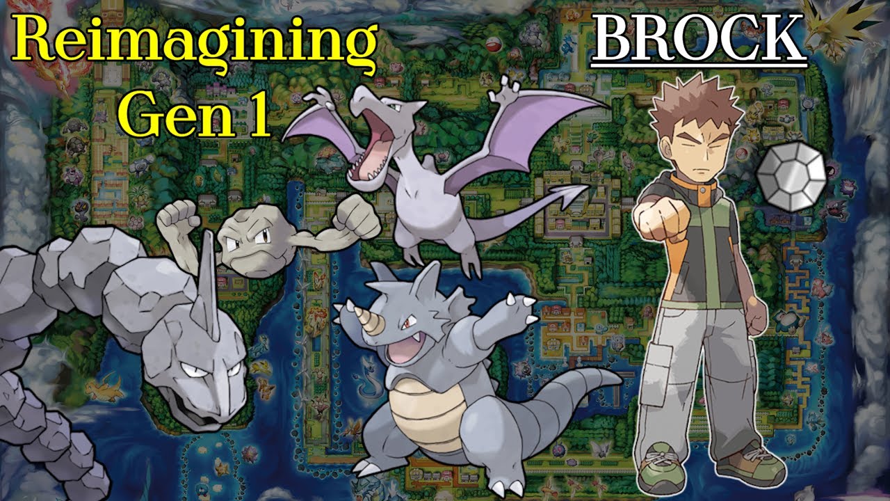 BROCK | Reimagined Pokémon | Gen One Gym Leaders - YouTube