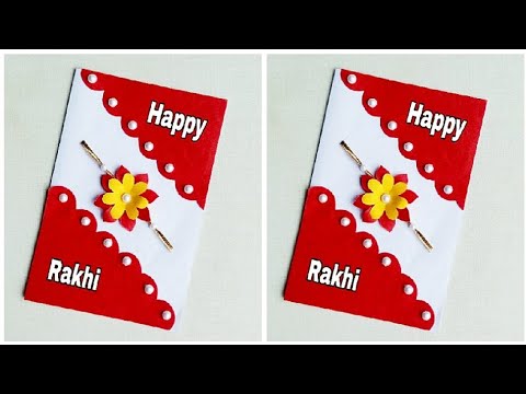 How to make Rakshabandhan card at home / Rakshabandhan cards handmade ...