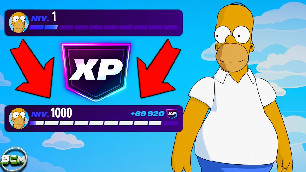 La Meilleur Map XP AFK illimité Simpson Fortnite Chapitre 6, Best ...