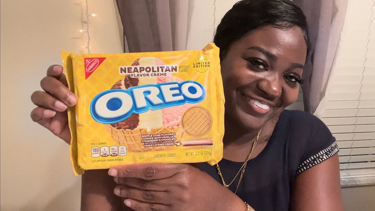Tasting Neapolitan Oreo’s For The First Time - YouTube
