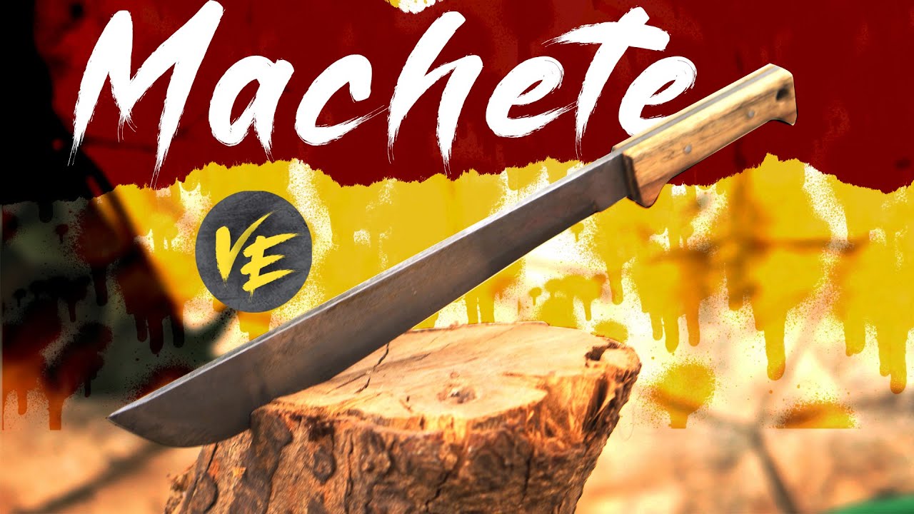 Homemade Super-strong Machete for beginners - YouTube