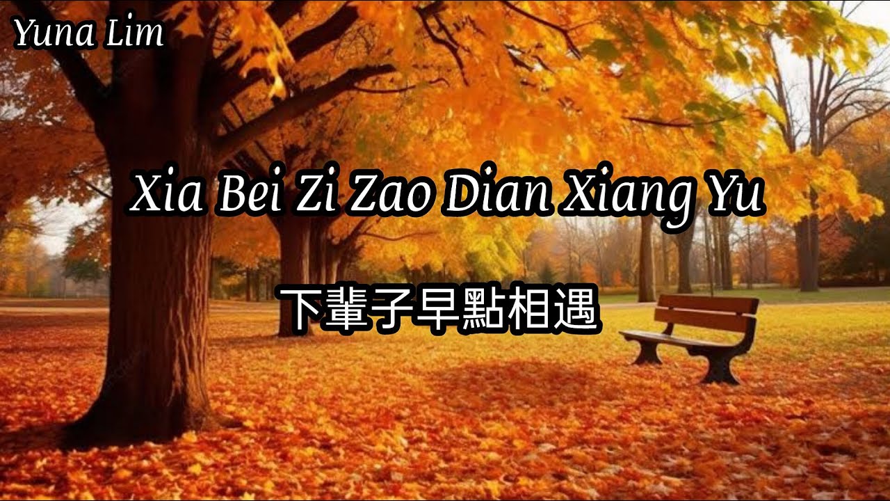 Xia Bei Zi Zao Dian Xiang Yu 下輩子早點相遇 (男版) Xiao Can - 小灿 Lyrics - YouTube