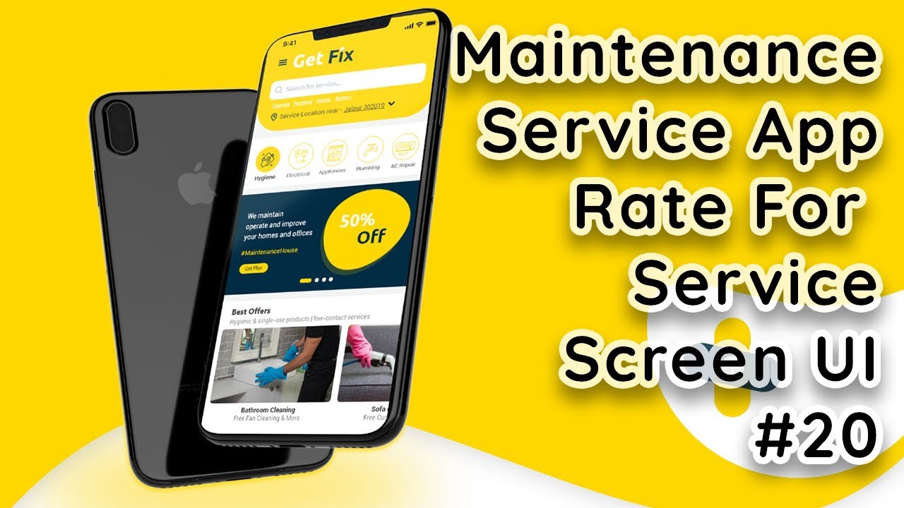 Online Maintenance Service App in Flutter: Create Rate for Service ...