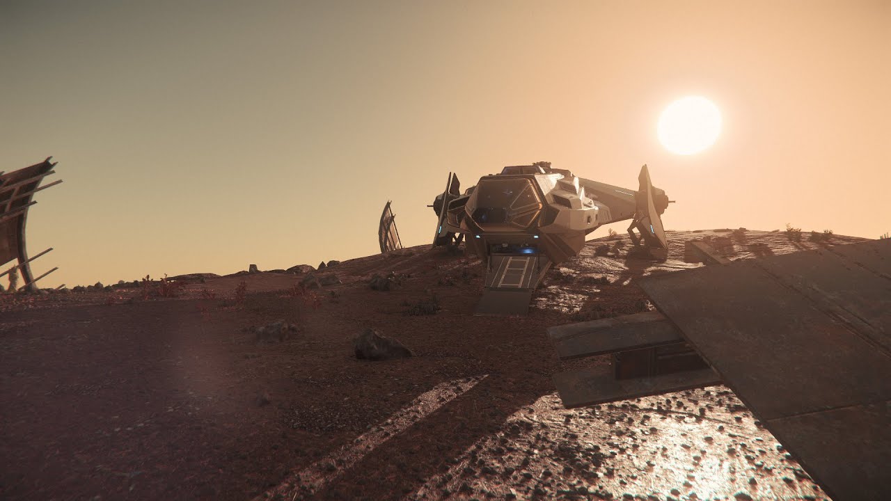 [Star Citizen] Carrack crash landing test - YouTube