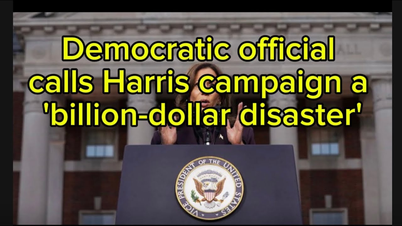 Democratic official calls Harris campaign a 'billion-dollar disaster ...