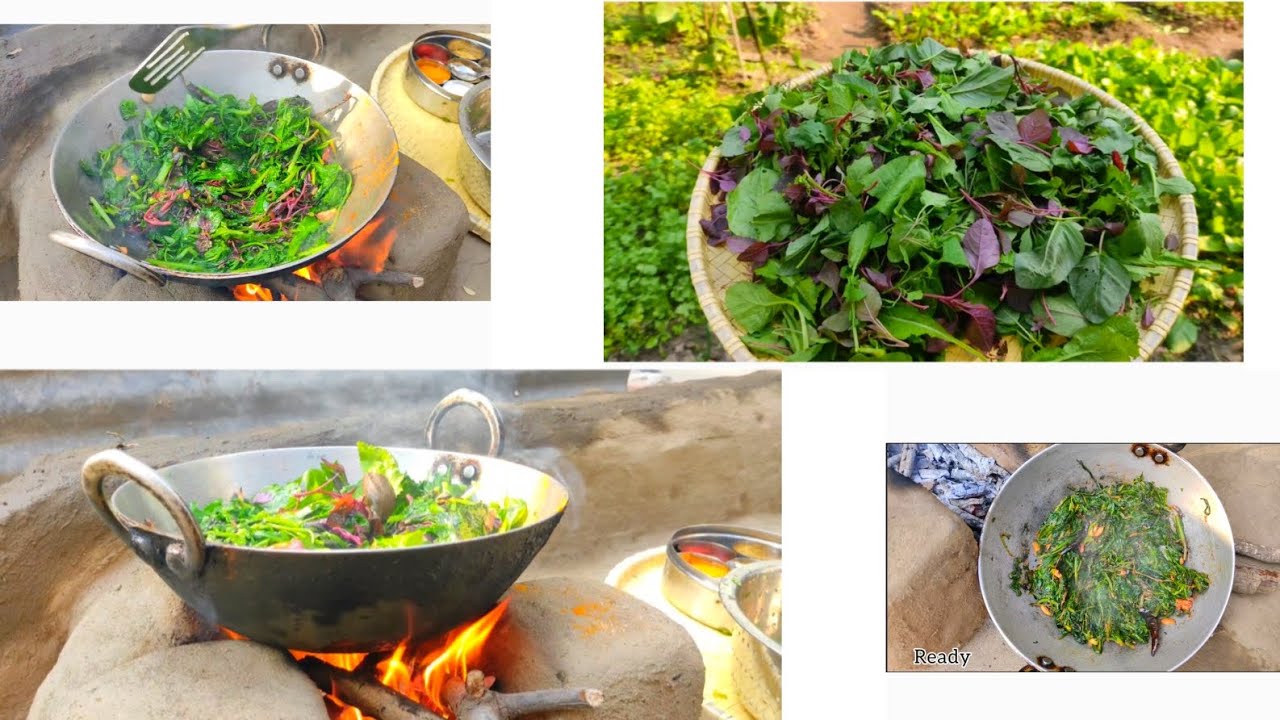 Latte ko Saag| Nepali saag Recipe | Nepali Village cooking - YouTube