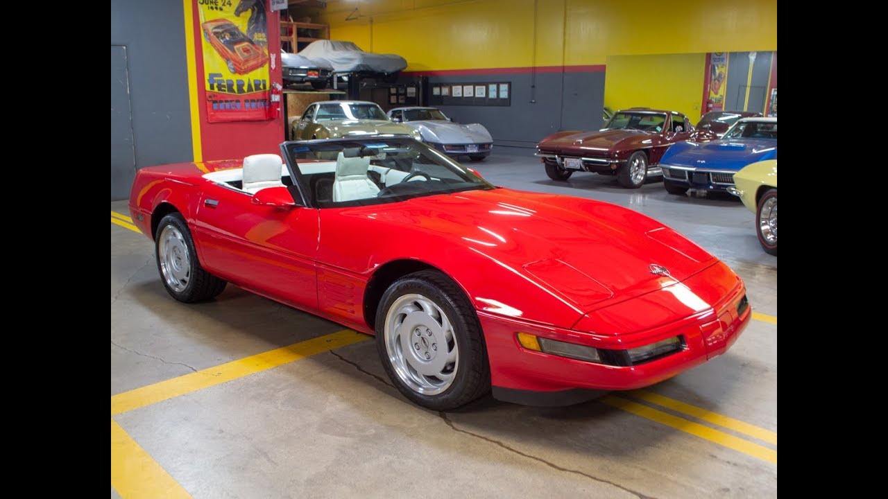 SOLD 1992 Bright Red Corvette Convertible for sale by Corvette Mike ...