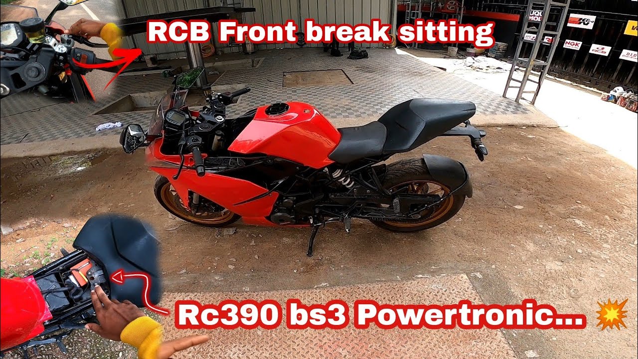 Rc390 bs3 powertronic Performance || RCB master cylinder setting ...