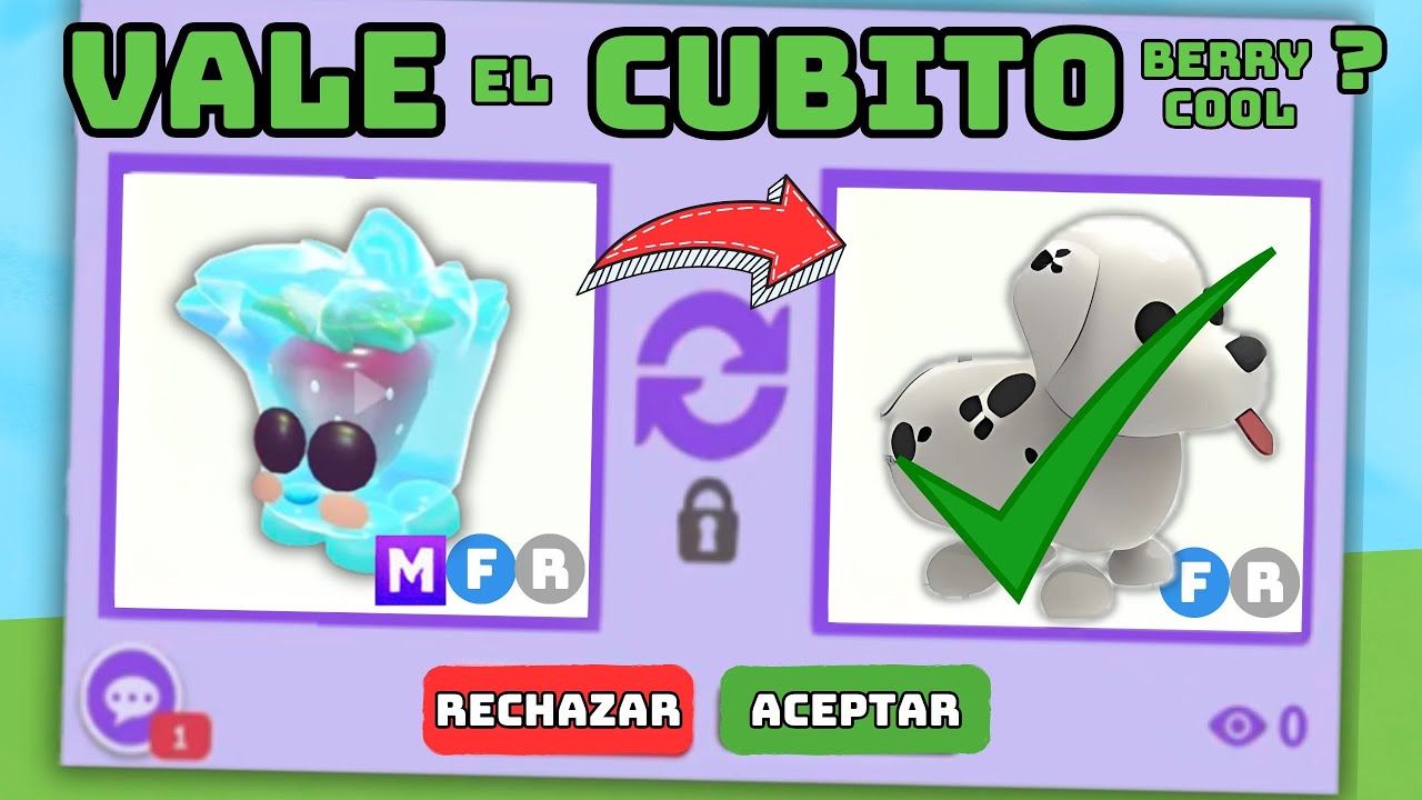 Esto es lo que OFRECEN por el CUBITO BERRY COOL MEGA NEON (Adopt Me ...