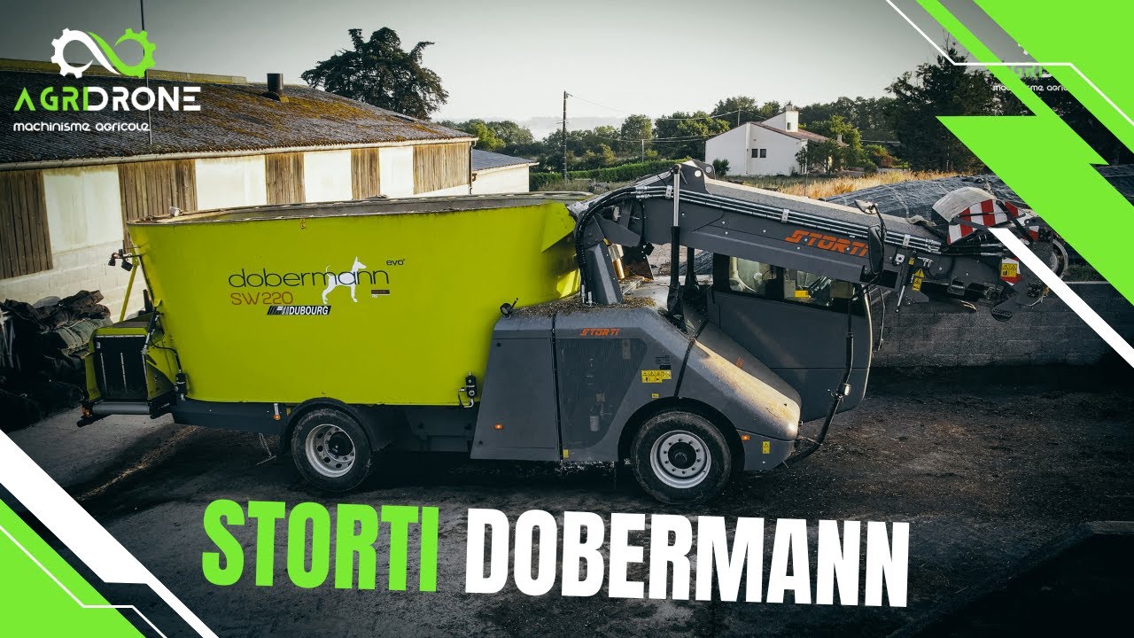 Mélangeuse automotrice STORTI DOBERMANN SW EVO 220 - YouTube