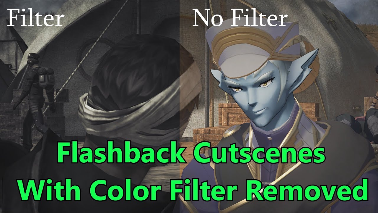 Xenoblade 2 Flashback & Nightmare Scenes with Color Filter Removed ...