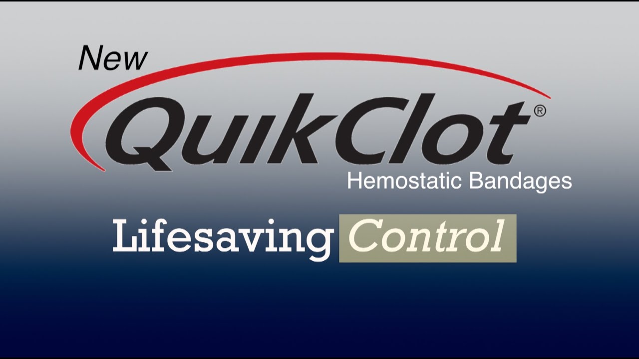 QuikClot Hemostatic Bandages - YouTube