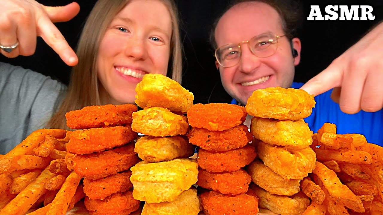 ASMR CHICKEN NUGGETS FEAST MUKBANG (No Talking) EATING SOUNDS - YouTube
