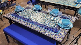 Tile Outdoor Dining Table