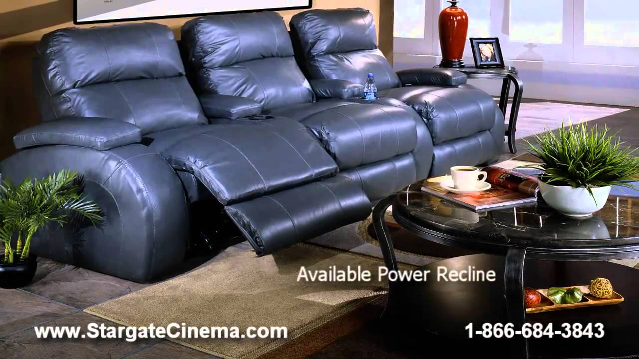 Berkline 45008 Home Theater Seating - "The Savoy" - YouTube