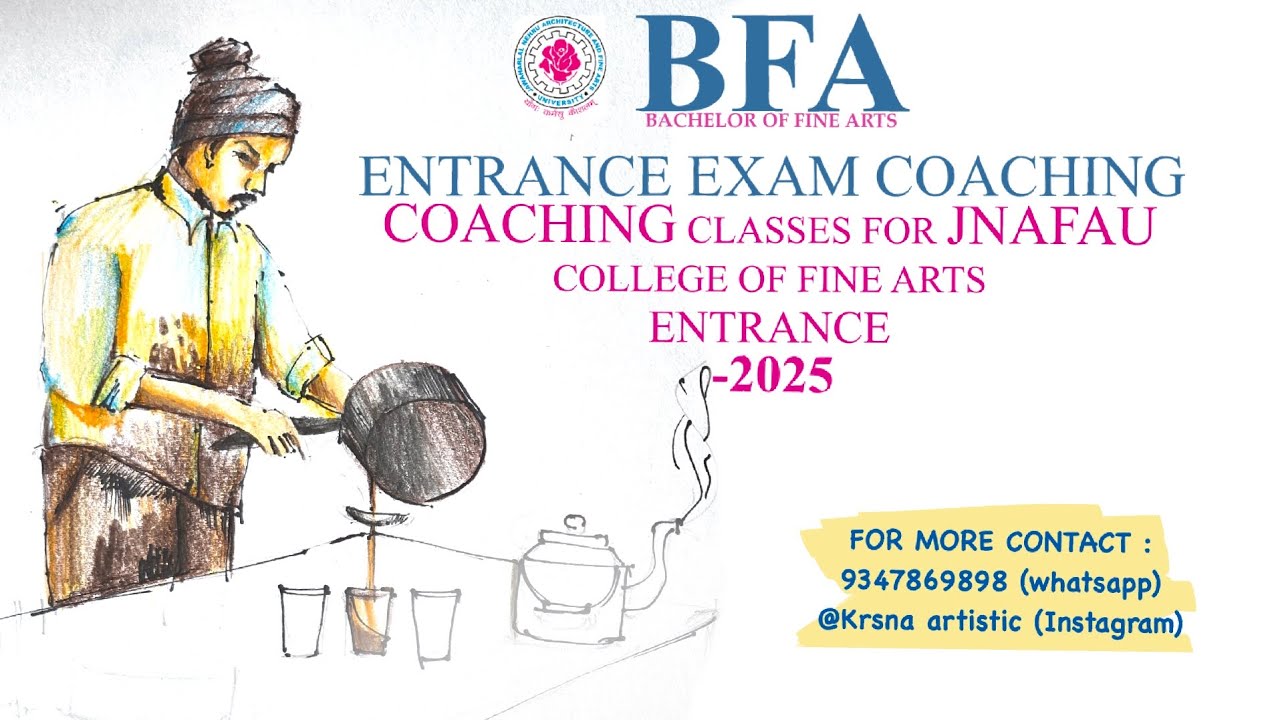 JNAFAU entrance exam 2025 coaching classes | Memory Drawing #jnafau # ...