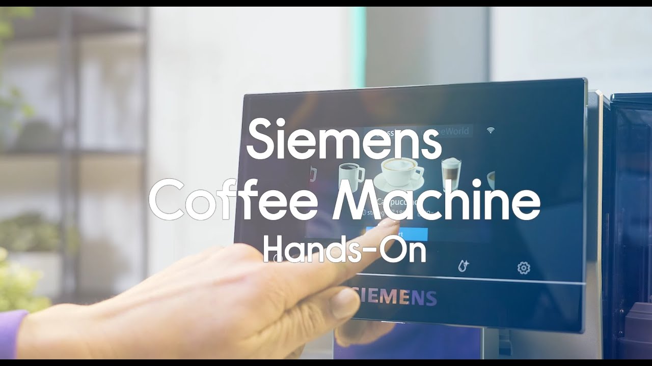 SIEMENS Home Connect TQ703GB7 Smart Bean to Cup Coffee Machine - Hands ...