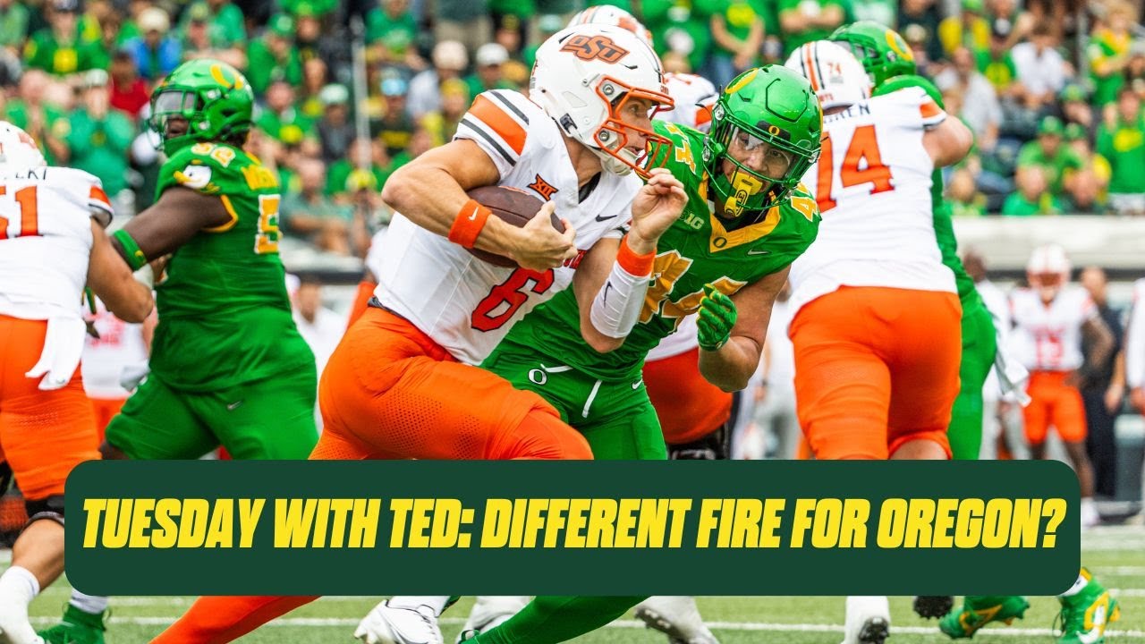 Tuesday With Ted: Does Oregon Have a Different Fire This Year? | Ducks ...