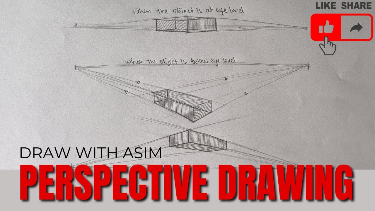 PERSPECTIVE DRAWING | How to Draw in Perspective for Beginners ...