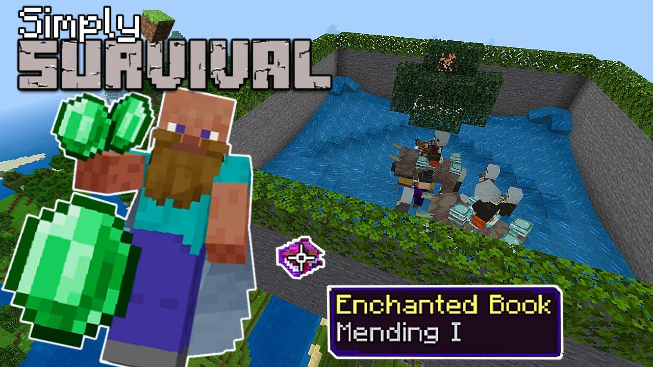 How to Make AN IMPROVED Simple Raid Farm! (No Outpost) MCPE,Ps4,XBOX ...