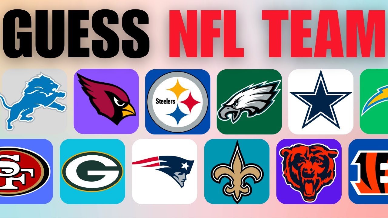 Guess The NFL TEAM Logo Quiz 🏈🏈🏈 - YouTube