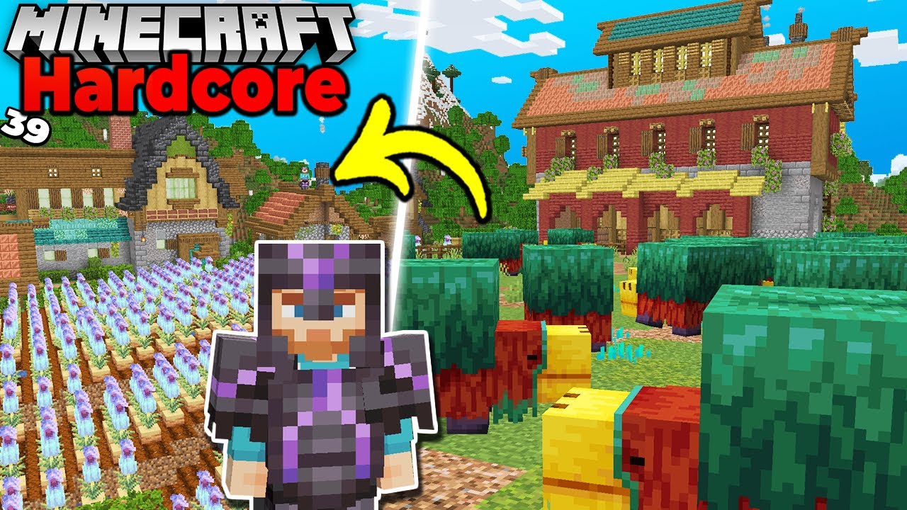 I Built a SNIFFER FARM in Hardcore Minecraft 1.20 Survival - YouTube