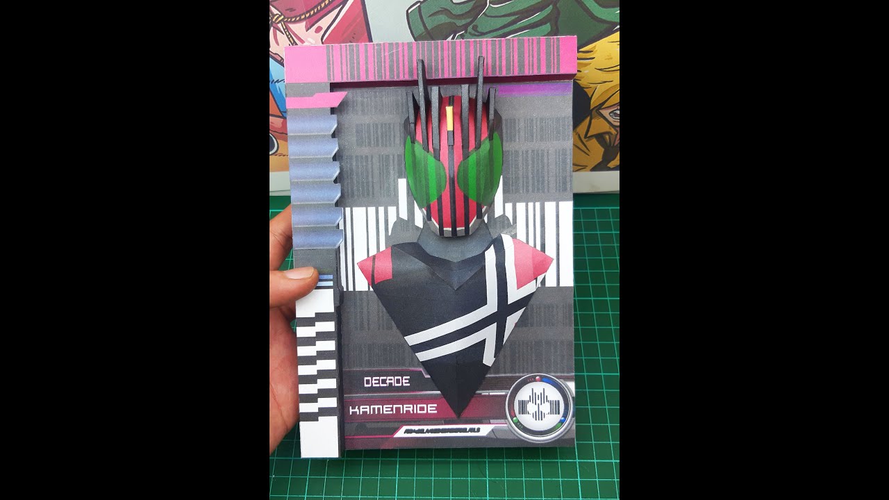 Kamen Rider Decade Card Template