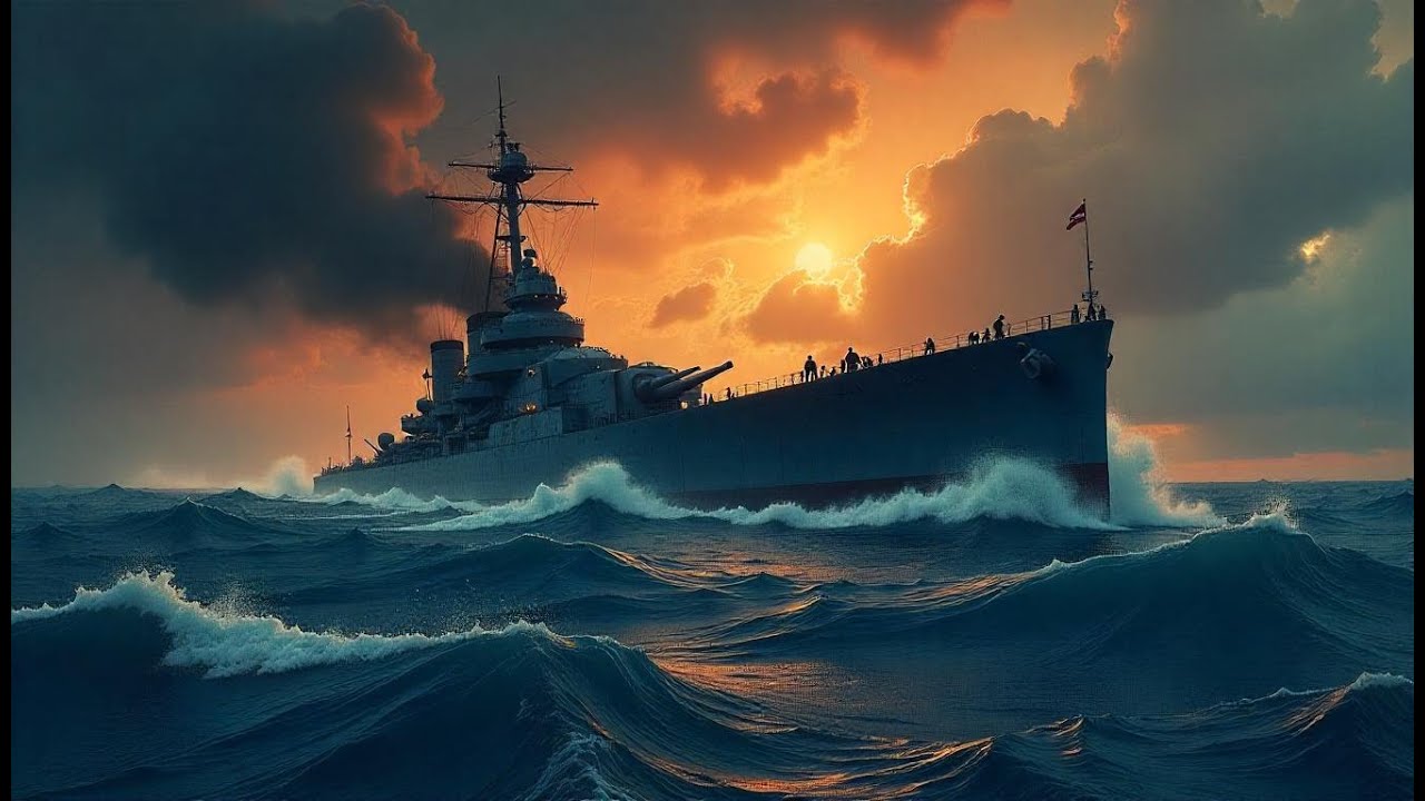 Sinking of the Battleship Bismarck - Animated - YouTube