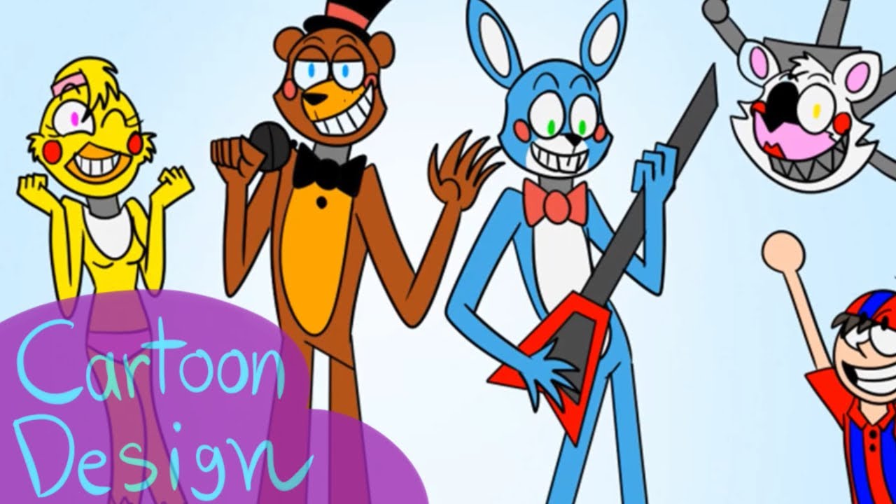 *New* Toy Animatronic Designs (Five Nights at Freddy's Speed Draw ...