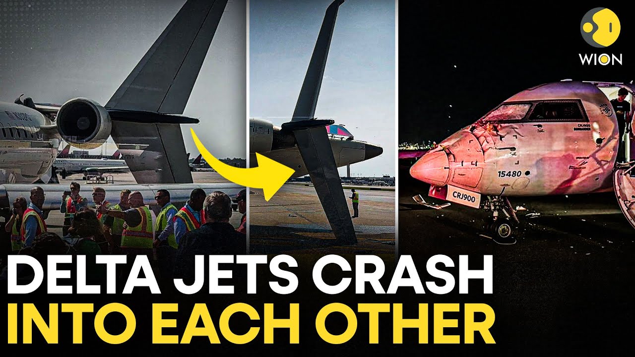 Two Delta Planes Collide On Taxiway At LaGuardia Airport In New York ...