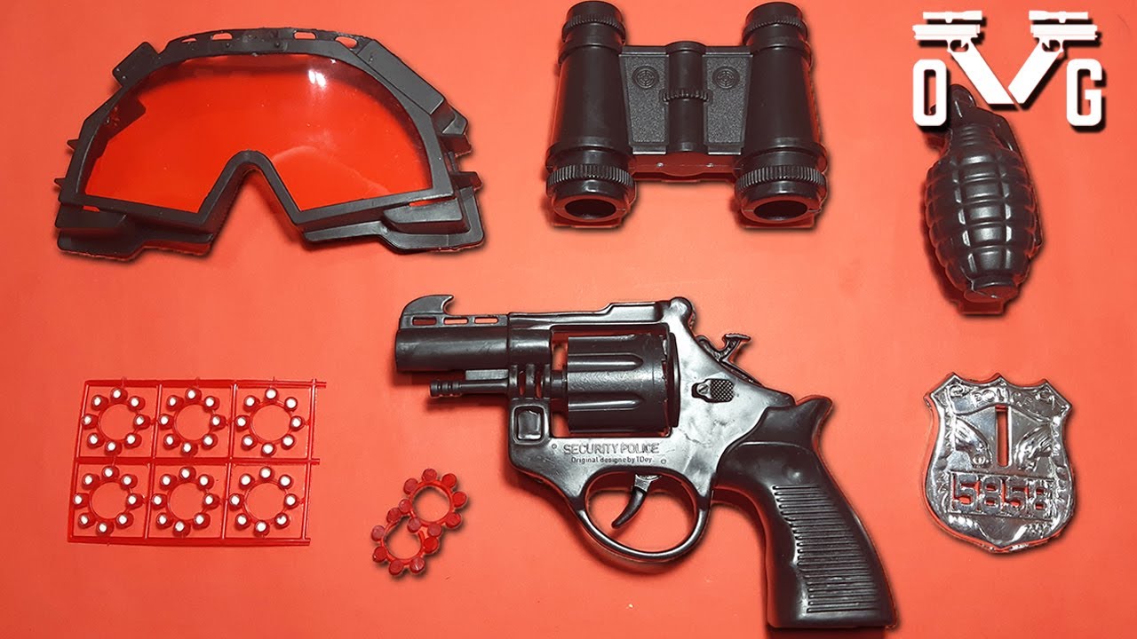 Realistic Cap Gun Bull Dog Revolver Pistol Burt Weapon Toy Unbox - YouTube