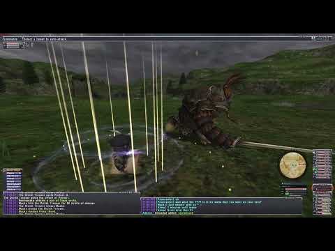 FFXI Beastmaster Mythic weapon skill: Primal Rend (Eden)