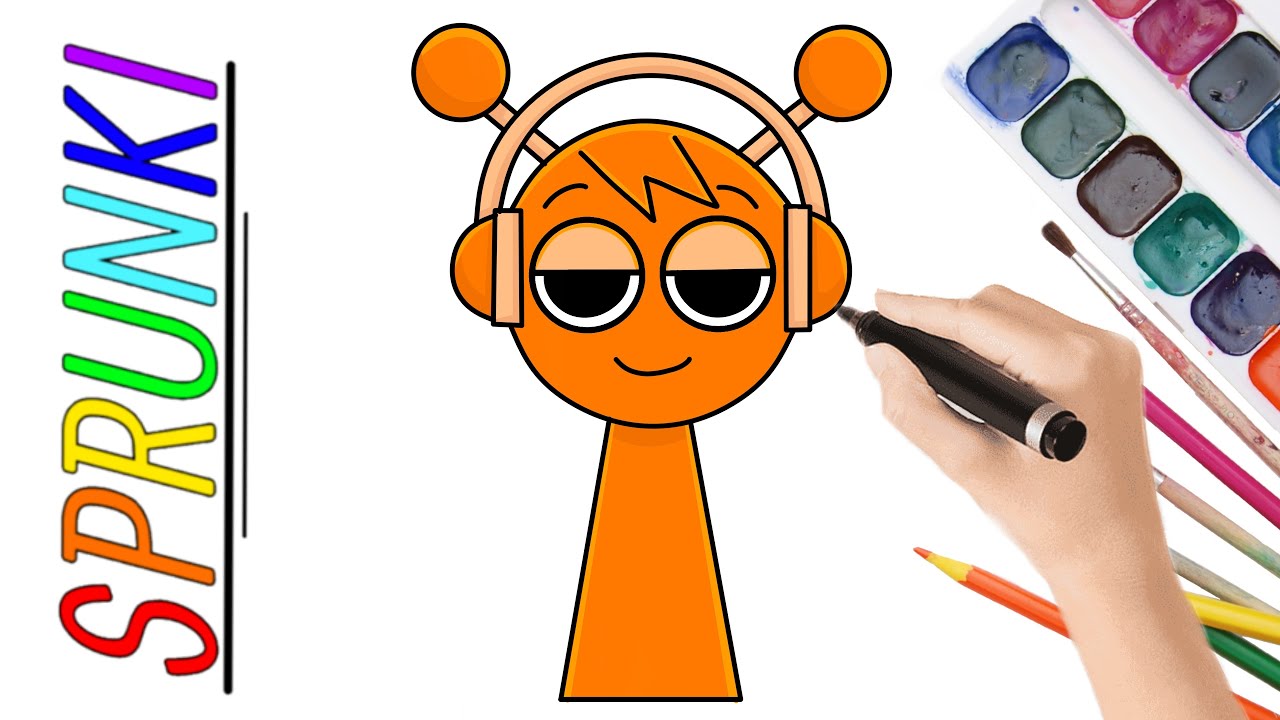 How To Draw Oren from Incredibox Sprunki | CP Drawing Tutorial - YouTube