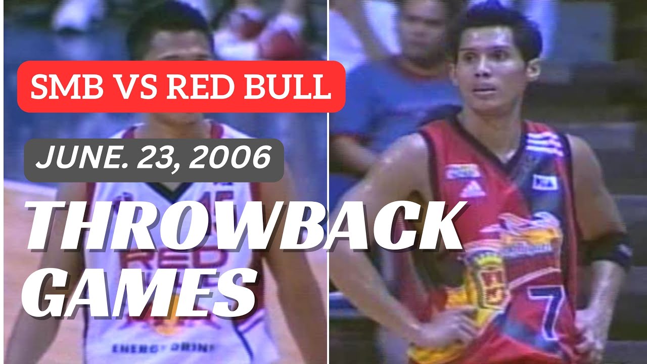 SMB vs Red Bull Thunder June 23, 2006 | SEMIS Game 3 | PBA THROWBACK ...