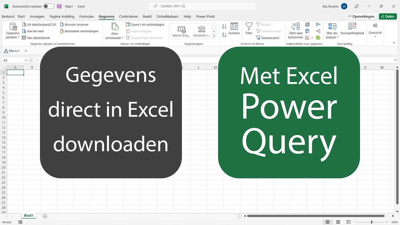 Tutorial Excel Power Query: Gegevens van Internet laden - YouTube