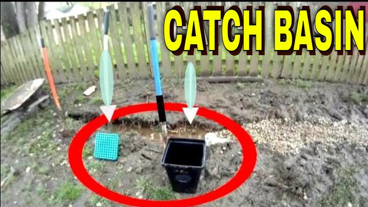 We Installed a CATCH BASIN Stop Back Yard Flooding Yard Drain, French ...
