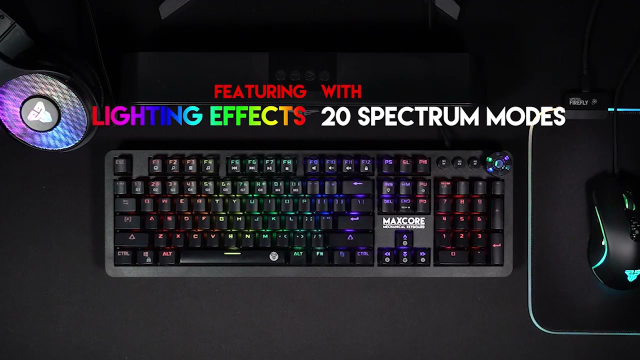 Fantech MK852 MAXCORE Gaming Keyboard - YouTube