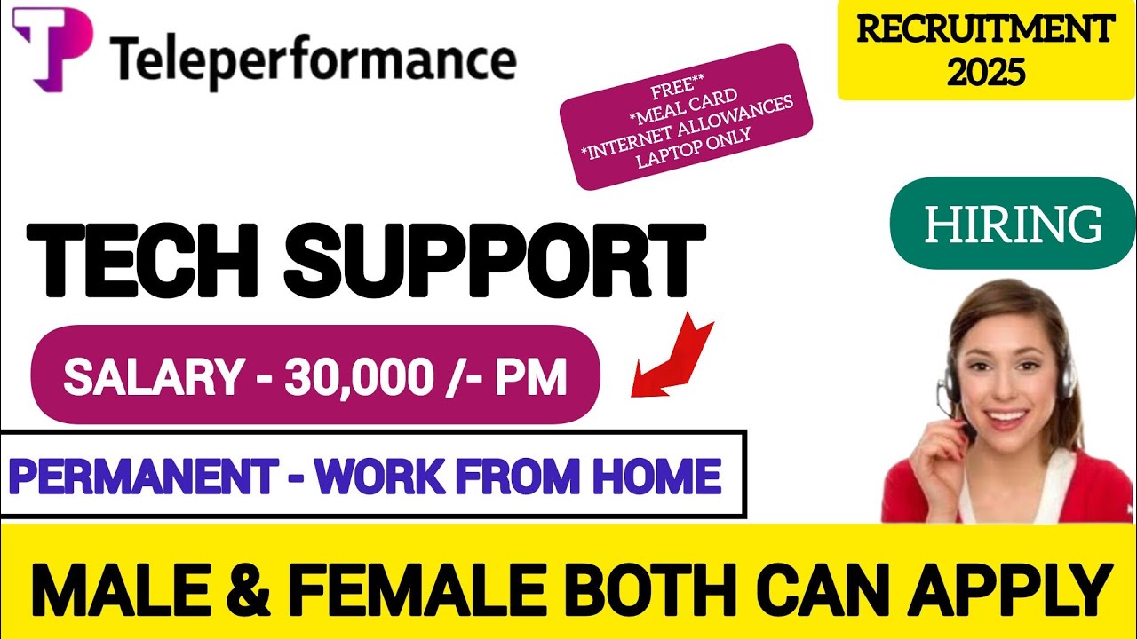 Teleperformance Hiring | Work from Home Jobs | Noida - YouTube