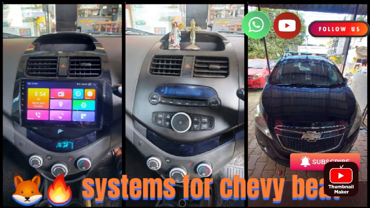 9inch android system for chevrolet beat 🦊🔥 @rjcustomsquad - YouTube