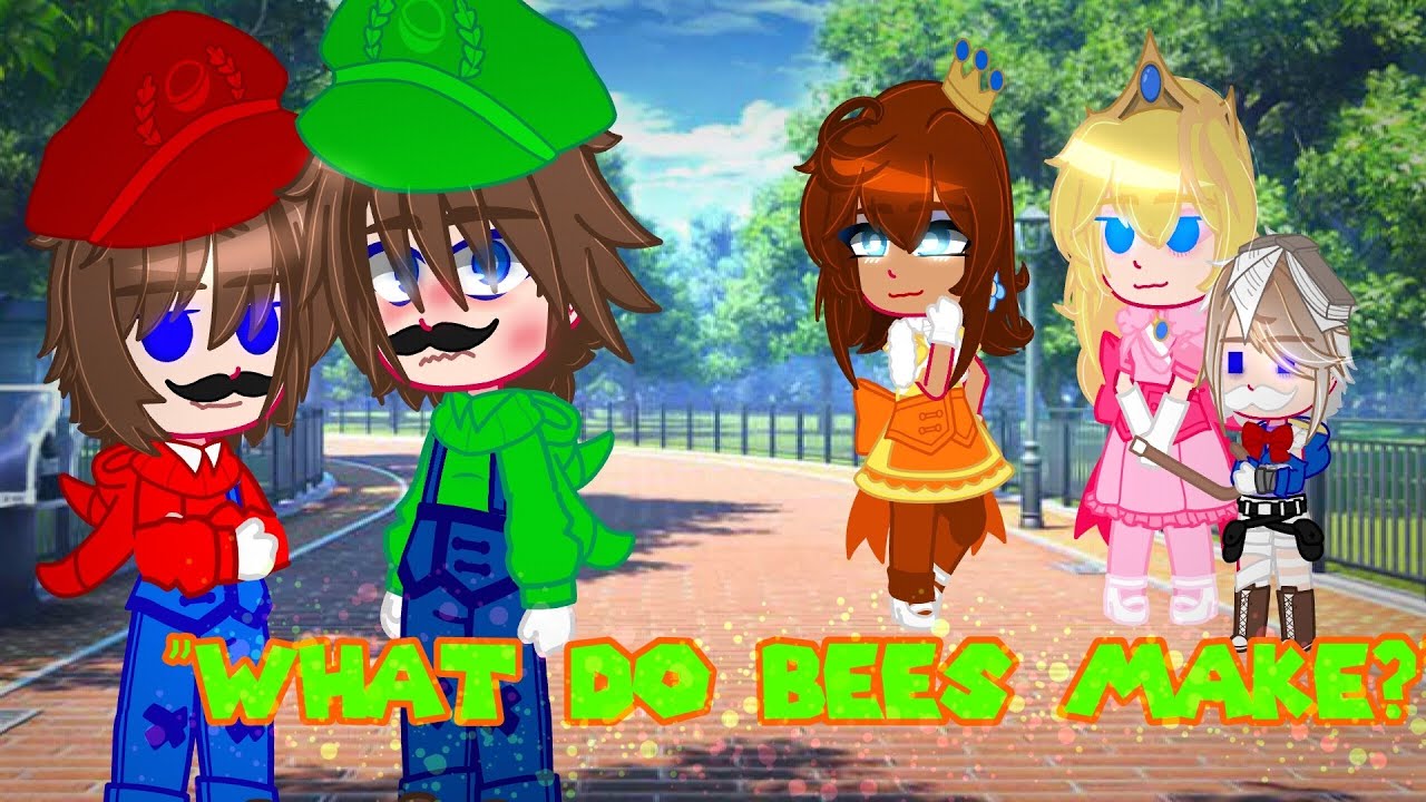 "What do bees make?" | Super Mario Bros. | Ft. Peach, Daisy, And ...