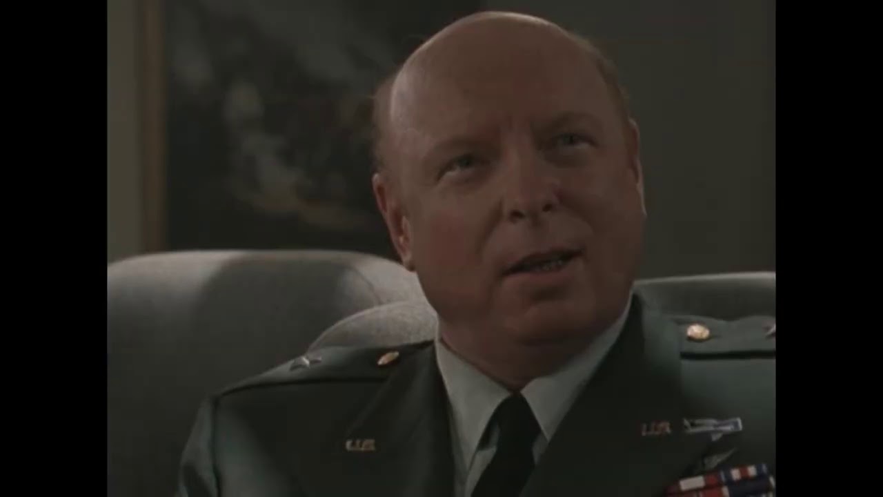 General Hammond in "The Outer Limits" Being Briefed About Aliens - YouTube